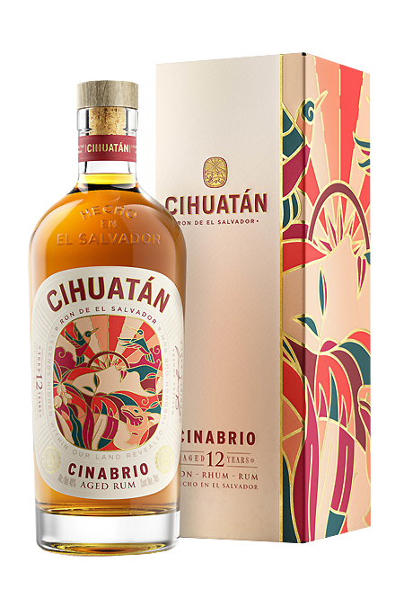 CIHUATAN CINABRIO 12 ANS- RHUM SALVADOR 70CL.